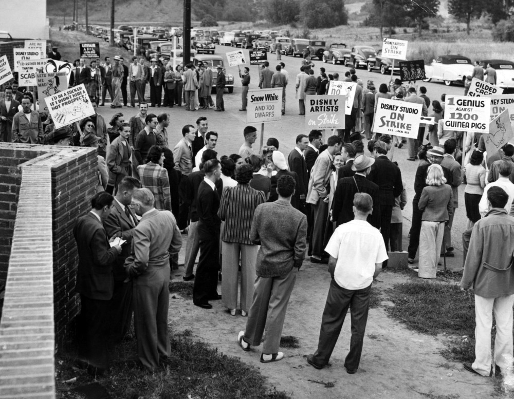 Walt Disney Studios Members Of The Afl Screen Cartoonists' Guild ...