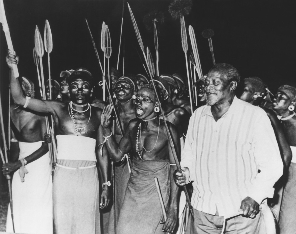 President Jomo Kenyatta Joined In Tribal Dancing Of The Rendille Tribe ...