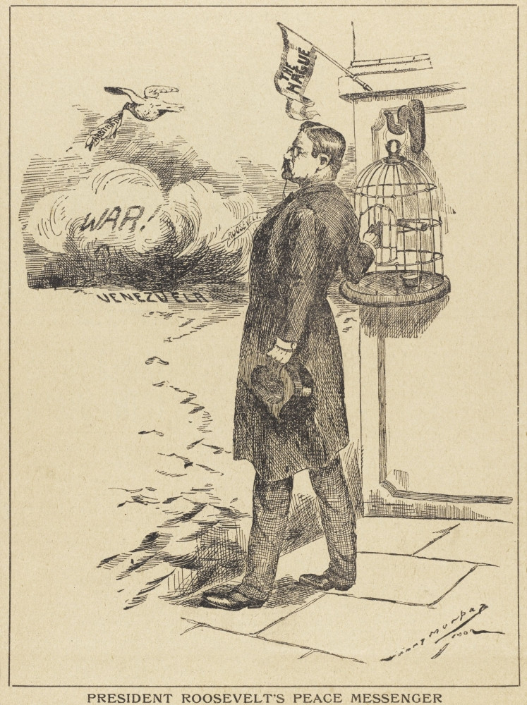 Cartoon About The Anglo-German Naval Blockade Of Venezuela History ...