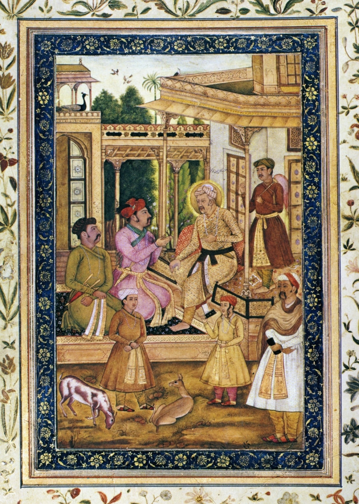 India: Mughal Emperors. /Nthree Generations Of Mughal Emperors Of India ...