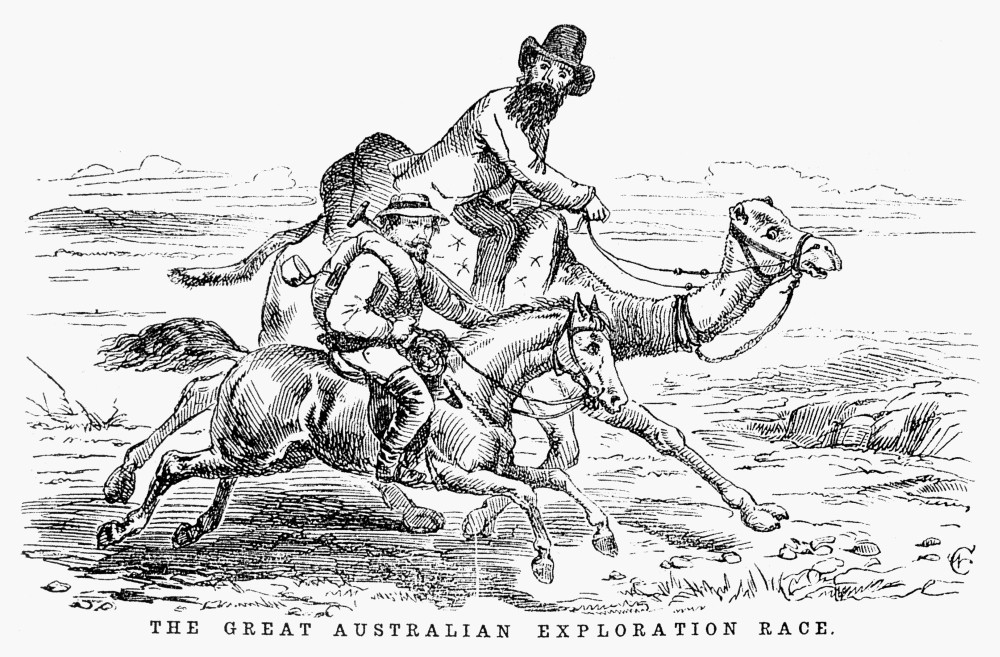 Robert O'Hara Burke /N(1820-1861). Irish Explorer In Australia. 'The ...