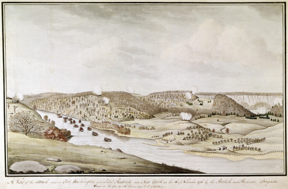 Fort Washington, 1776. /Nthe British Attack On Fort Washington Above ...