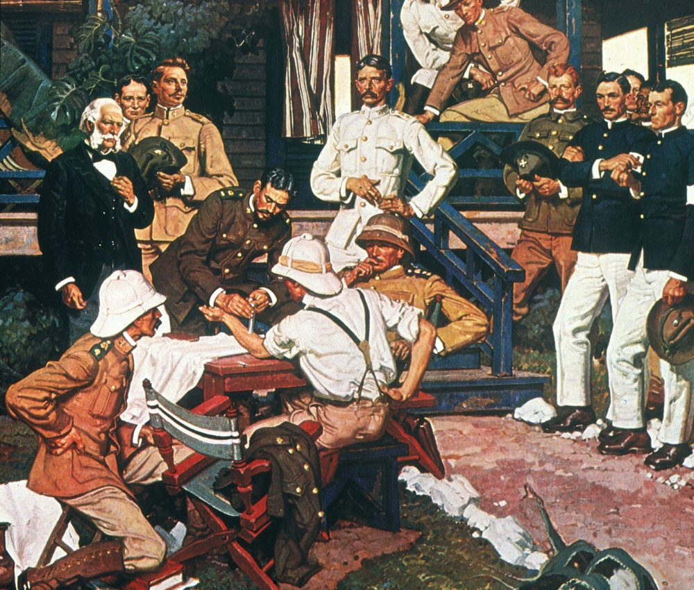 Yellow Fever, Cuba, C1900. /N'Conquerors Of Yellow Fever.' Cuban ...