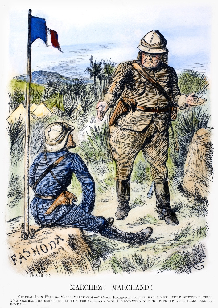 Fashoda Affair, 1898. /N'Marchez! Marchand!' Contemporary English ...