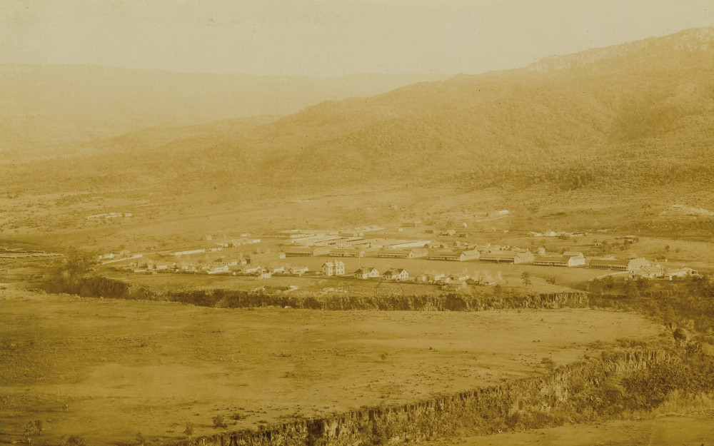 Bird's-Eye View Of Fort Apache, Arizona Territory, 1897. Established As ...