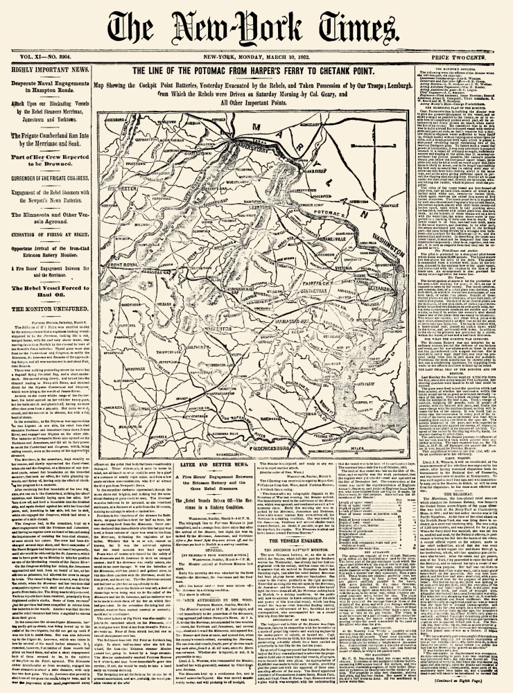 Map Of Virginia During Civil War