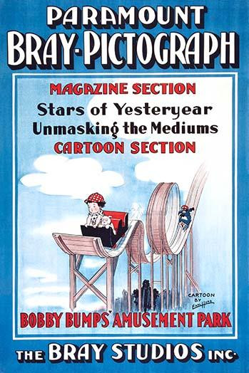 A movie poster from pioneering animator Earl Hurd created the Bobby ...