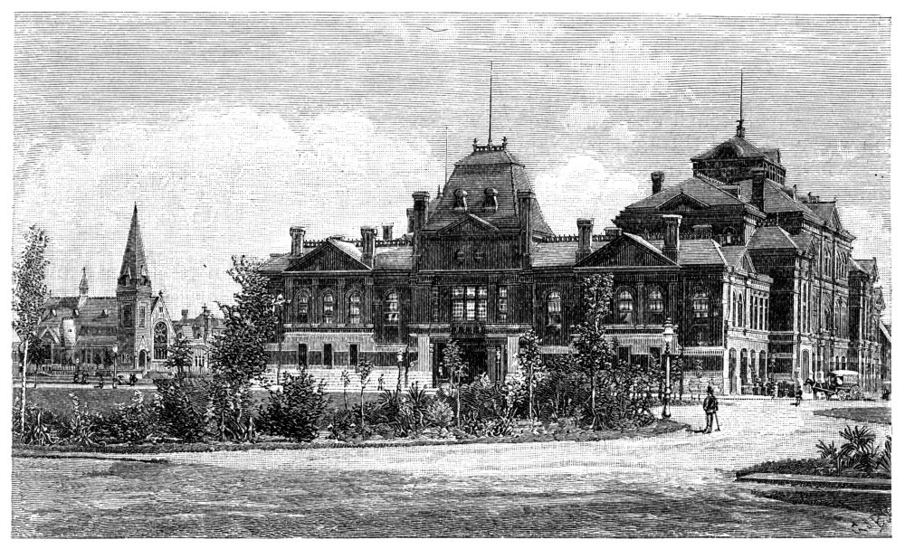 Pullman, Chicago. /Nthe Arcade And Public Square In Pullman, The ...