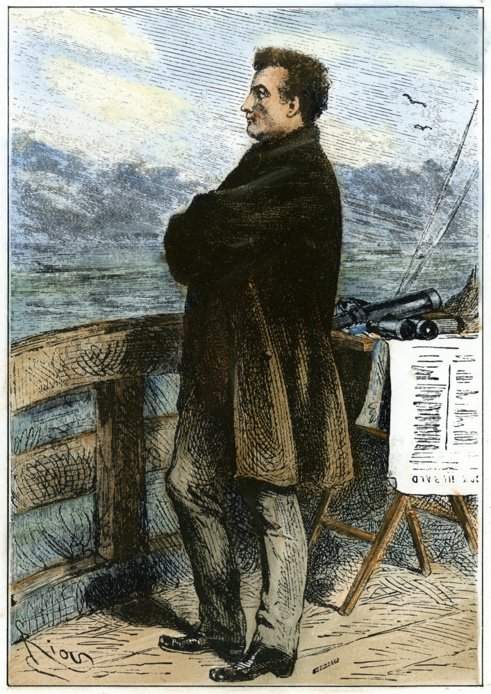 Verne: 20,000 Leagues, 1870. Professor Aronnax, The Narrator Of Jules ...