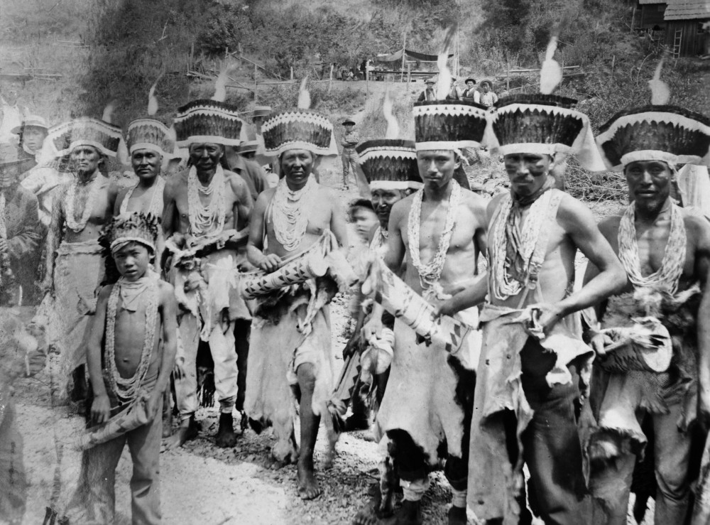 Hupa Dance, 1893. /Na Group Of Hupa Men And Boys In Costume At A ...