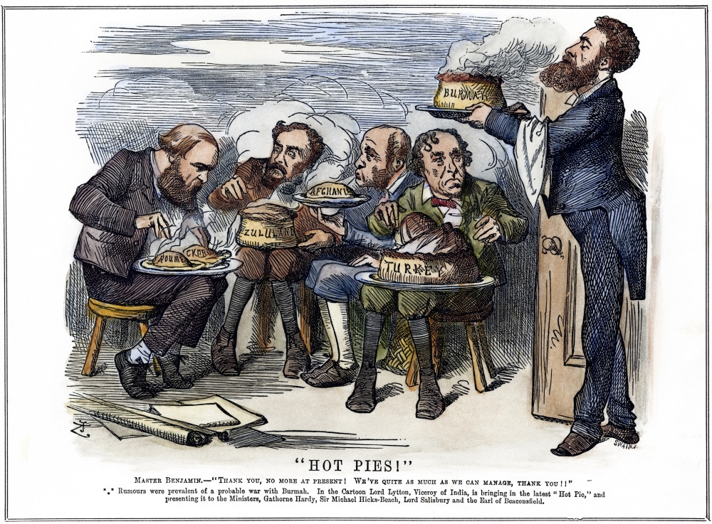 British Imperialism, 1879. /N'Hot Pies!' An 1879 Cartoon By John ...