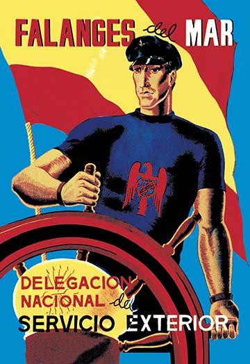 Fingers of the Sea. This Spanish Civil War poster is historically ...