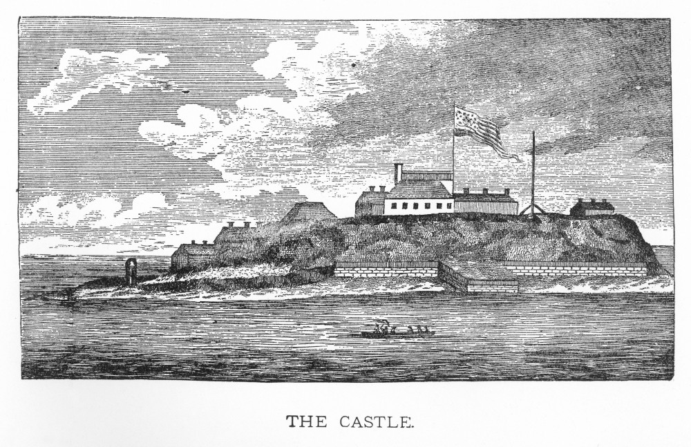 Fort Independence, Boston. /Nan Early 19Th Century Depiction Of Fort ...