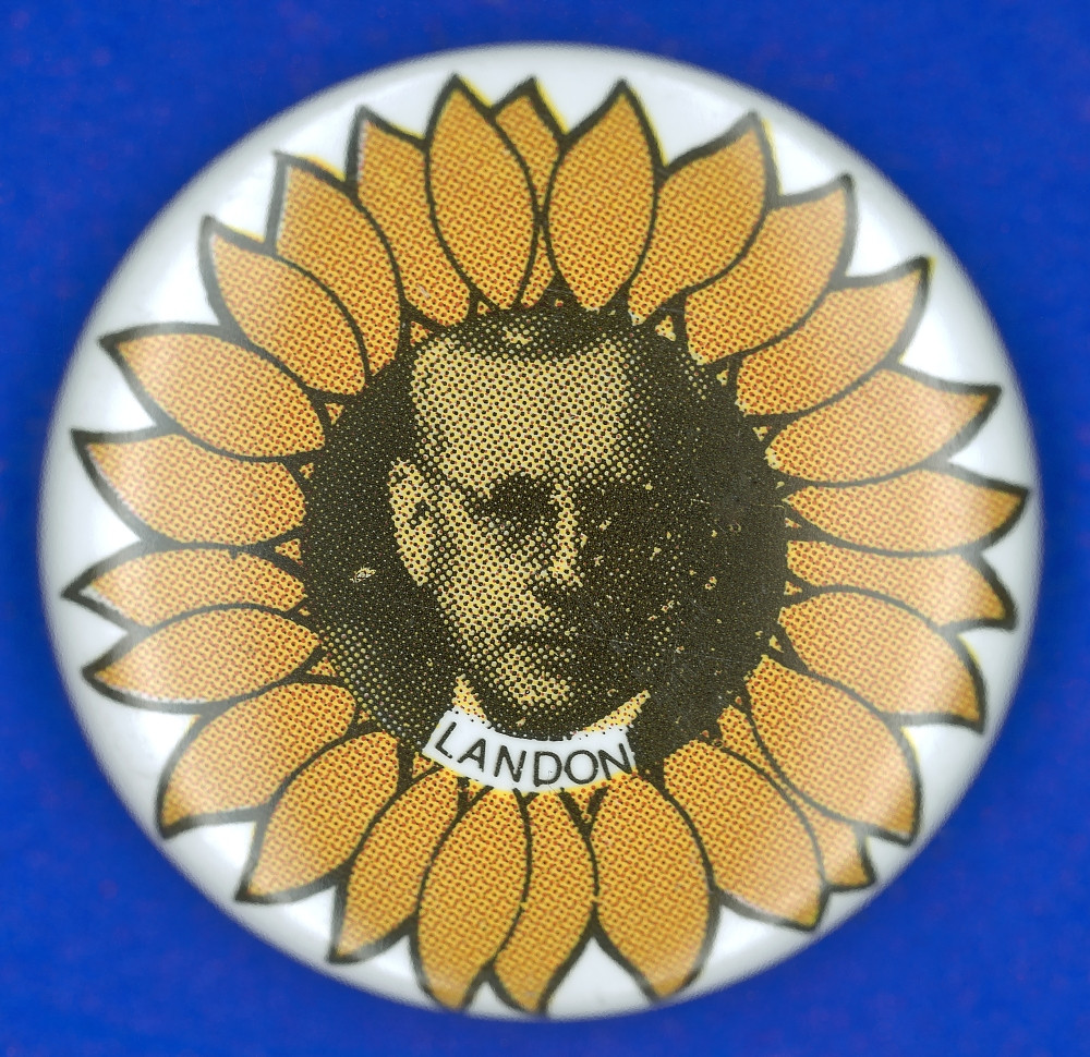 Presidential Campaign, 1936. /Nrepublican Button From The 1936 ...