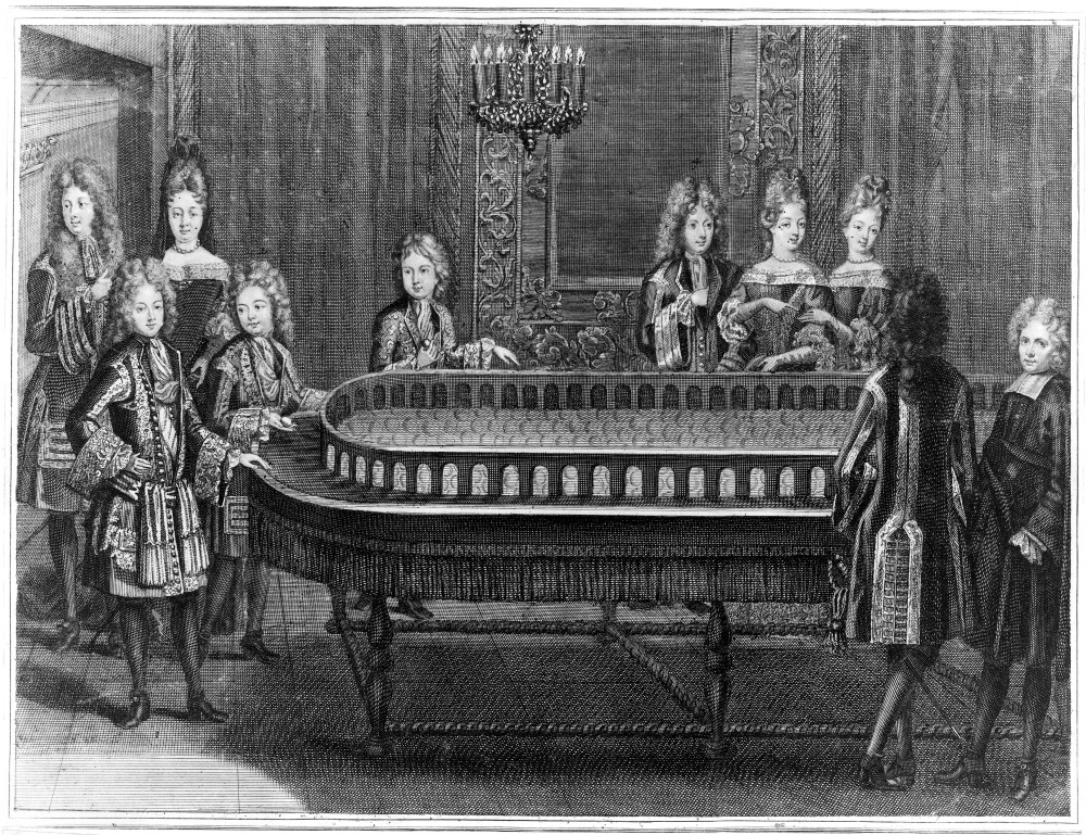France: Court Life, 1690S. /Nwaiting In 'The Fourth Room Of The ...