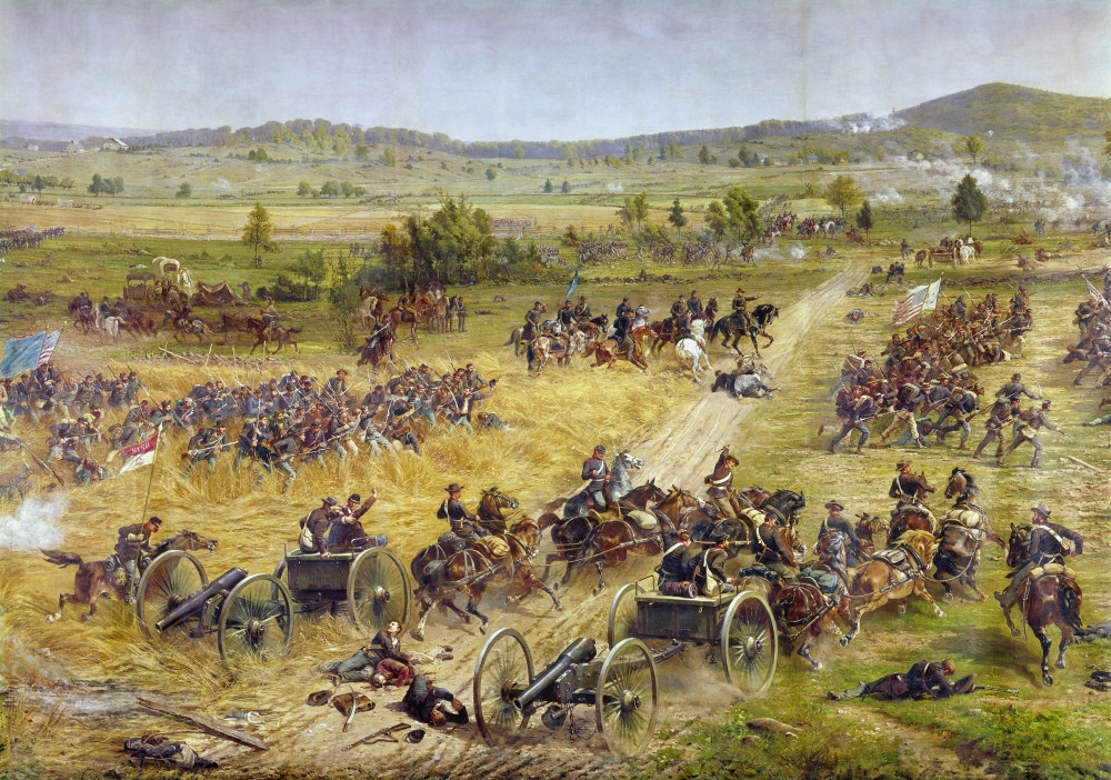 Civil War: Gettysburg. /Nthe 72Nd Pennsylvania Infantry Regiment Under ...