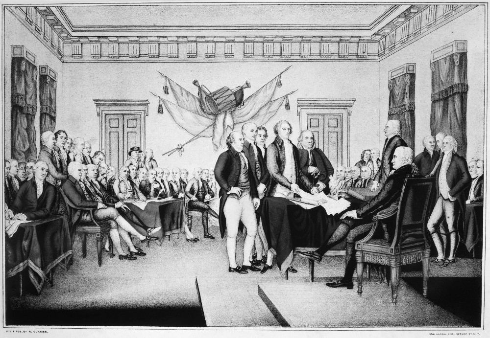 Declaration Of Independence Signing Painting