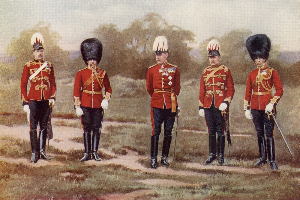 Field Marshal Paul Sanford Methuen, 3Rd Baron Methuen And His Staff ...