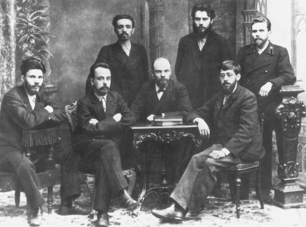 Russian Marxists, 1897. /Nfuture Bolshevik Leader Vladimir Lenin ...