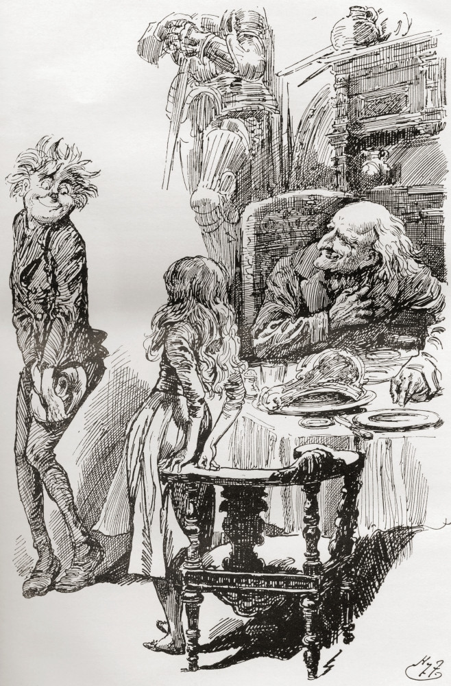 Kit. "A shock headed, shambling, awkward lad with uncommonly wide mouth ...