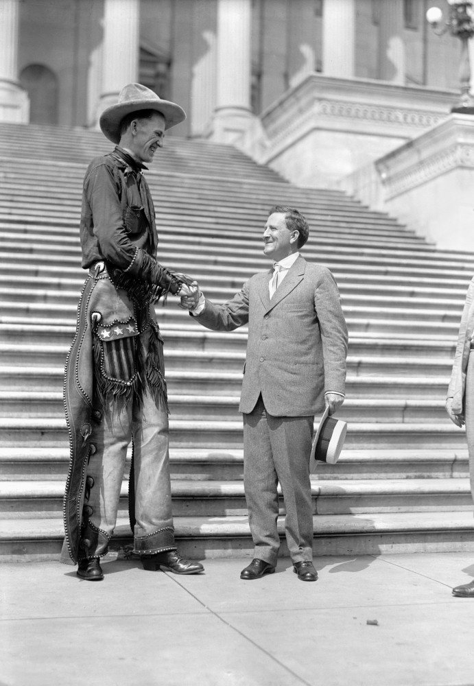 Ralph E. Madsen (1897-1948). /Namerican Cowboy. 'The World'S Tallest ...