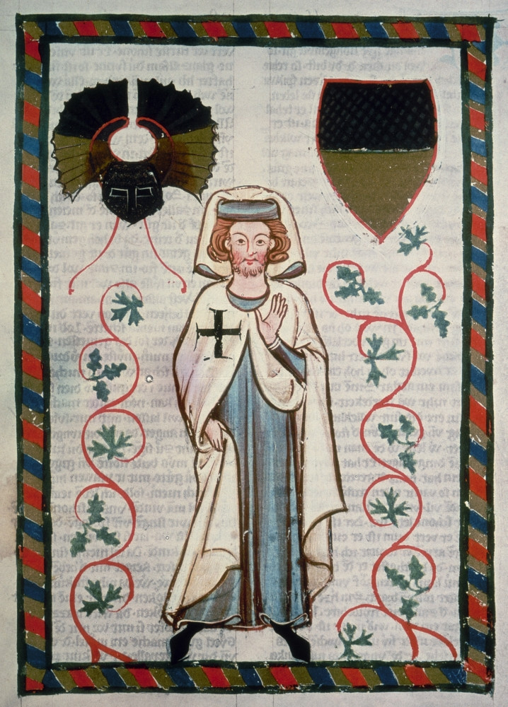 Teutonic Knight, C1300. /Ntannhauser, A Poet And Crusader Knight Of The ...