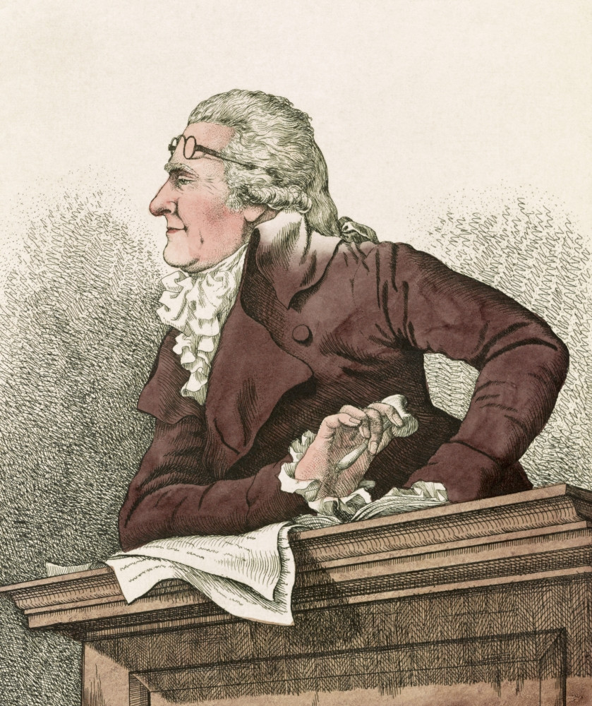 James Christie, 1730 to 1803. Scottish born founder of Christie's ...