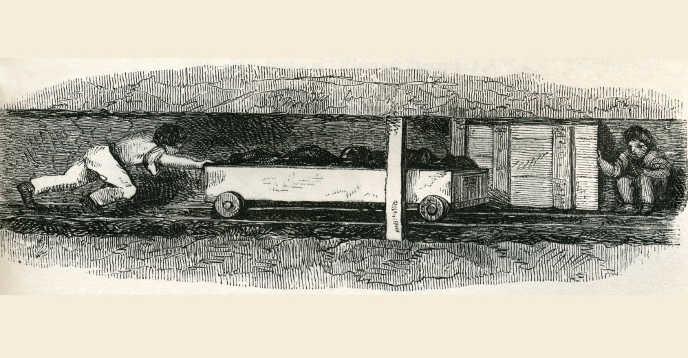 Trapper Lancashire Cheshire Coal Pits 19Th Nineteenth Century A Trapper ...