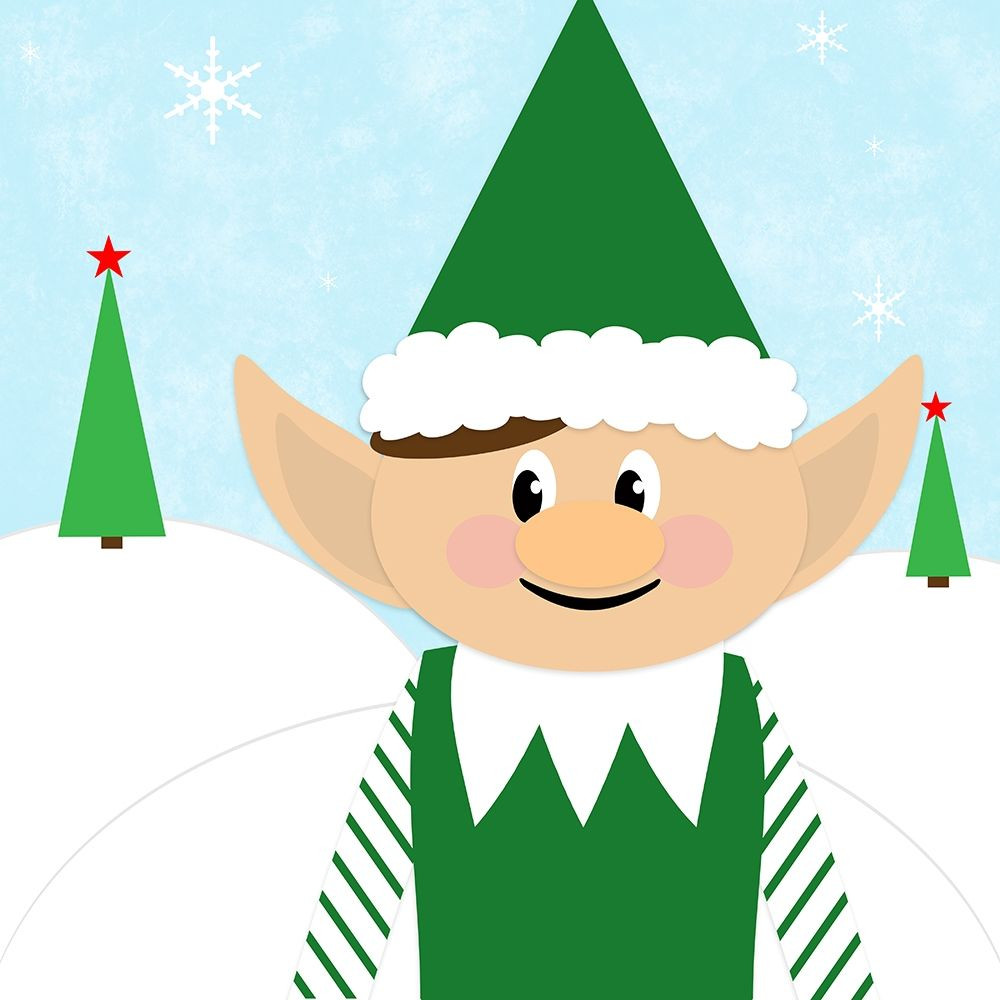 Christmas Elf Poster Print by CAD Designs CAD Designs - Item ...