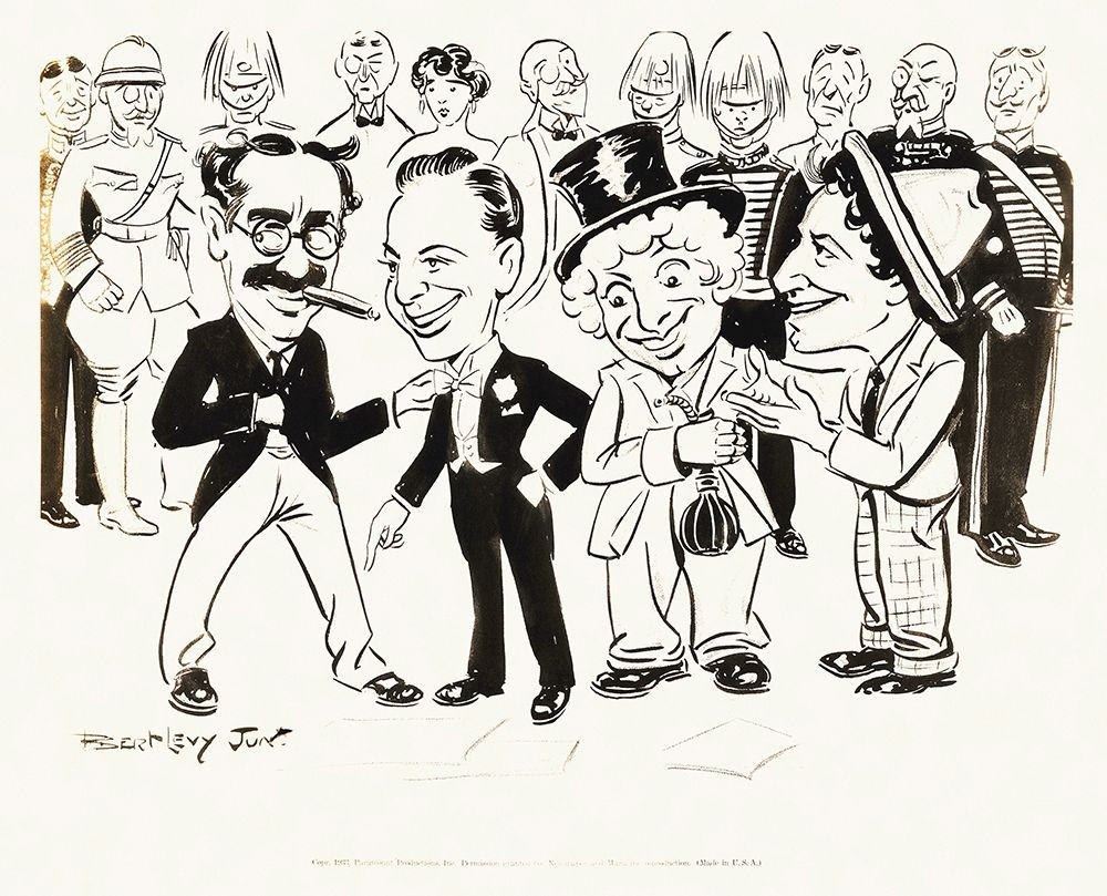 Marx Brothers - Duck Soup - Drawings 03 Poster Print by Hollywood Photo ...