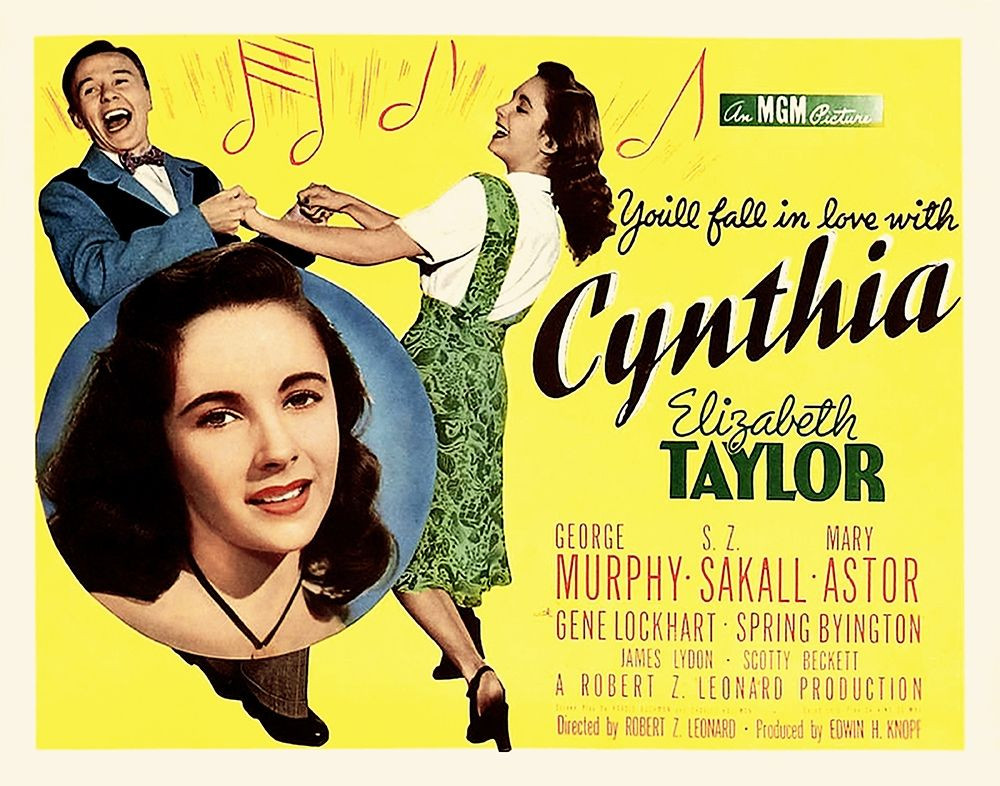 Elizabeth Taylor - Cynthia - Lobby Card Poster Print by Hollywood Photo ...