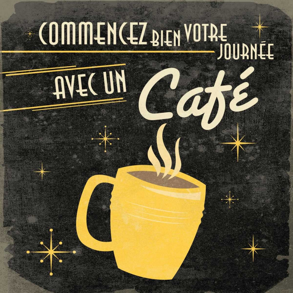 french cafe posters