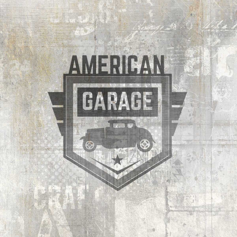 American Garage 1 Poster Print by Kimberly Allen - Item ...