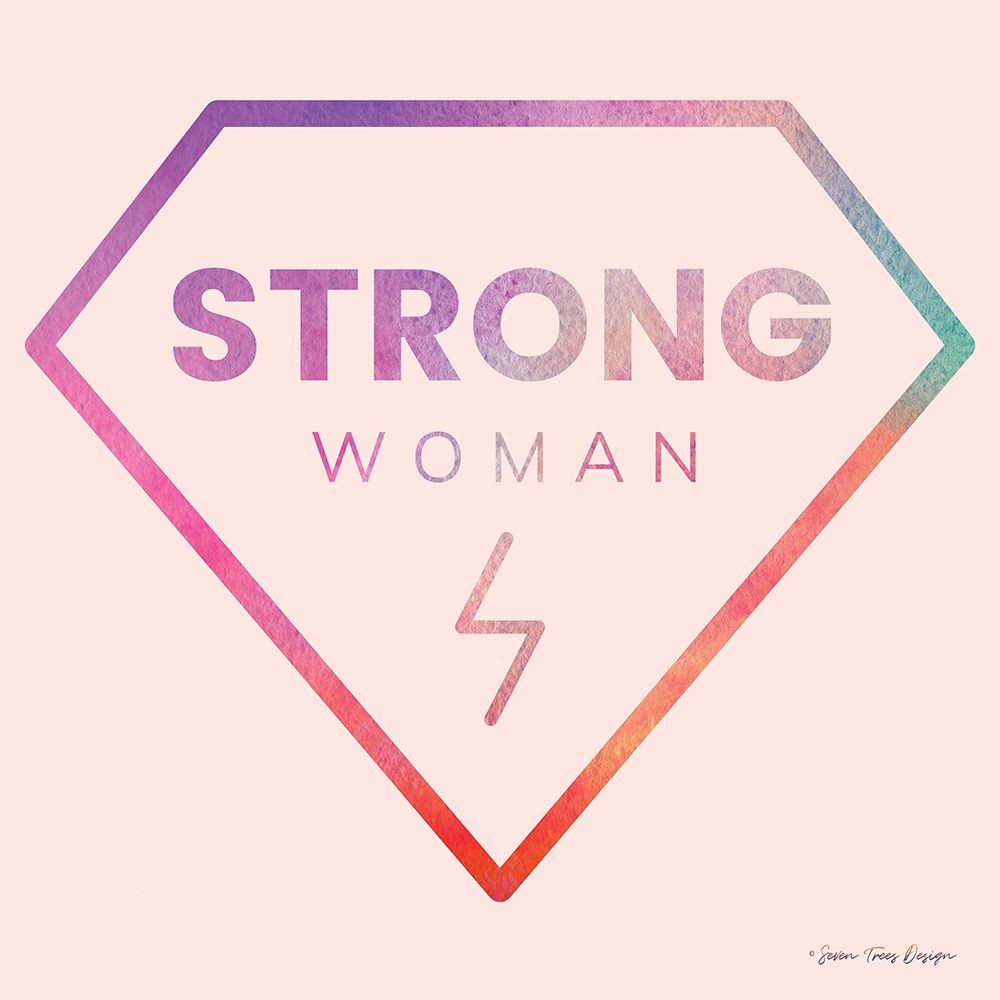 Strong Woman Poster Print by Seven Trees Design Seven Trees Design ...