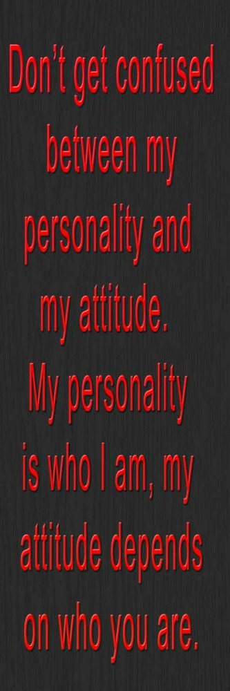 DONT GET CONFUSED RED BEVEL Poster Print by Taylor Greene - Item ...