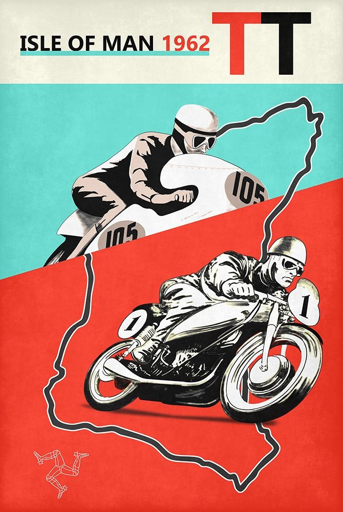 Isle Of Man TT 1962 Poster Print by Mark Rogan # RGN116708 - Posterazzi
