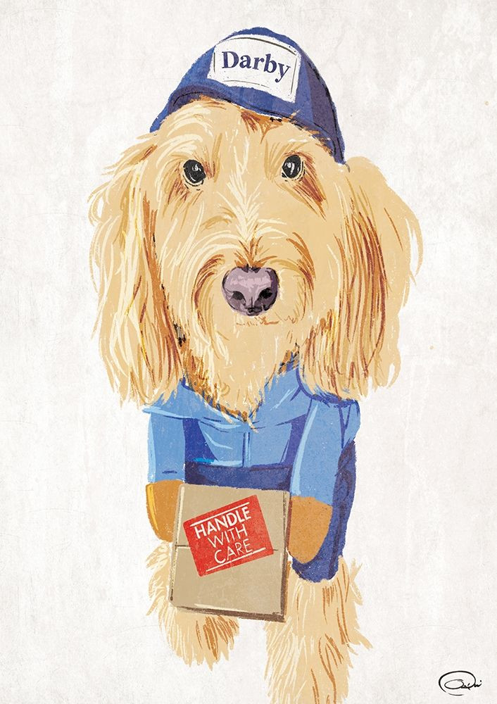 Mail Dog Poster Print by OnRei OnRei # ONRC272A - Posterazzi