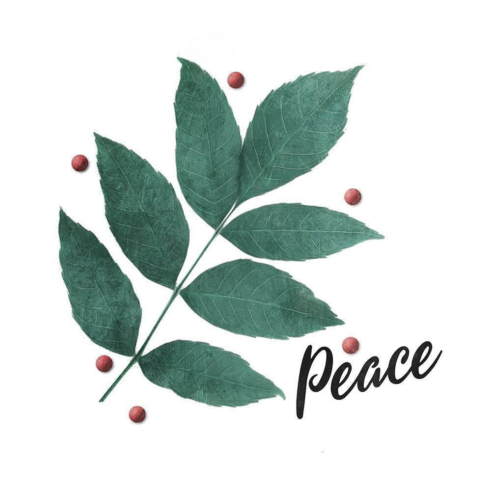 Peace Leaves Poster Print by Mlli Villa # MVSQ549B - Posterazzi