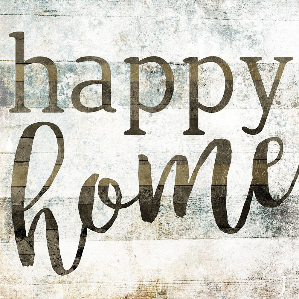 Happy Home Poster Print by Mlli Villa # MVSQ564B - Posterazzi