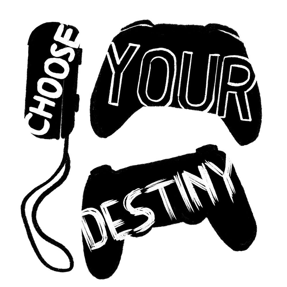 Choose Your Destiny Poster Print by Mlli Villa # MVSQ510A - Posterazzi