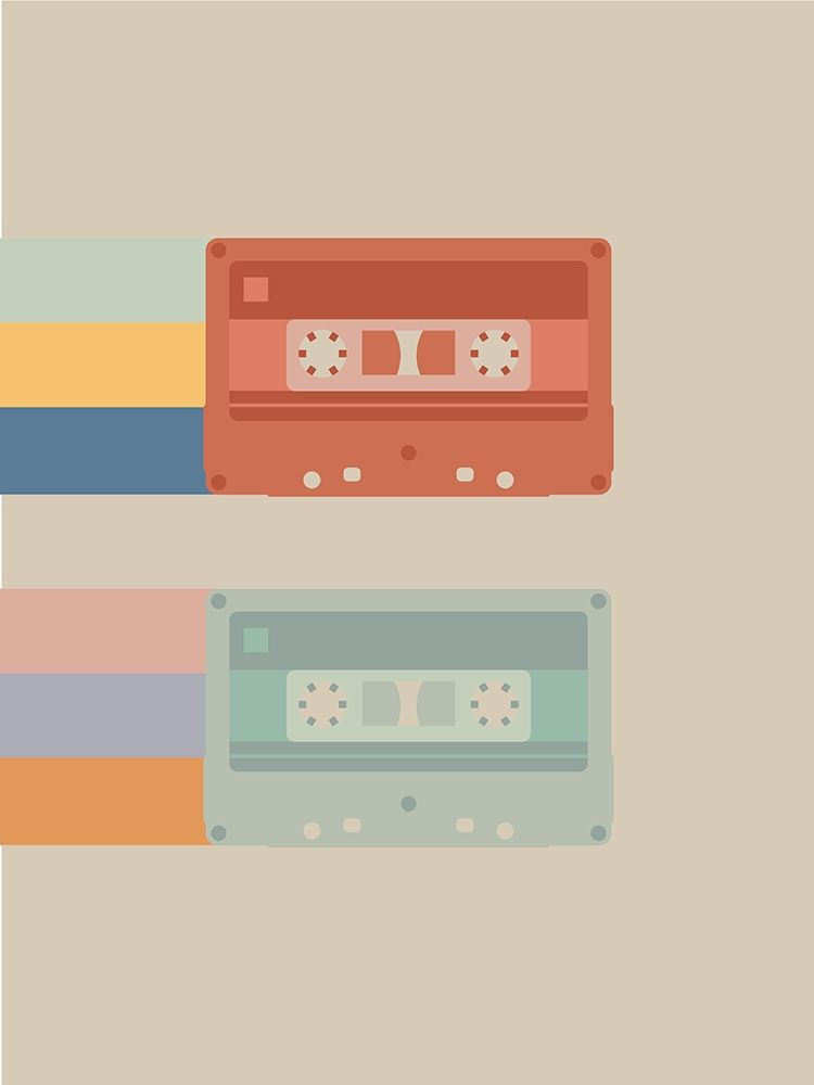 Tapes Grooving Poster Print by Milli Villa # MVRC687A - Posterazzi
