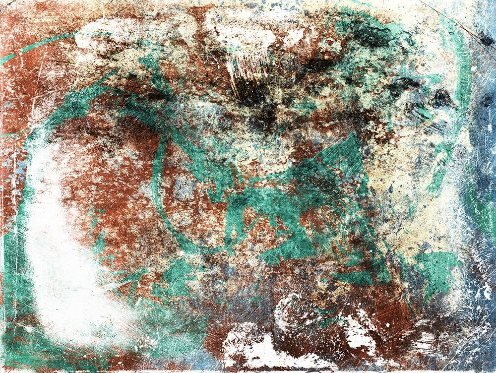 Rust Abstract Poster Print by Mlli Villa # MVRC543A - Posterazzi