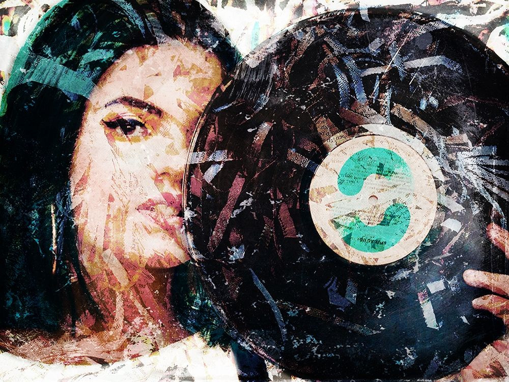 Record Scraps Poster Print by Mlli Villa # MVRC469A - Posterazzi