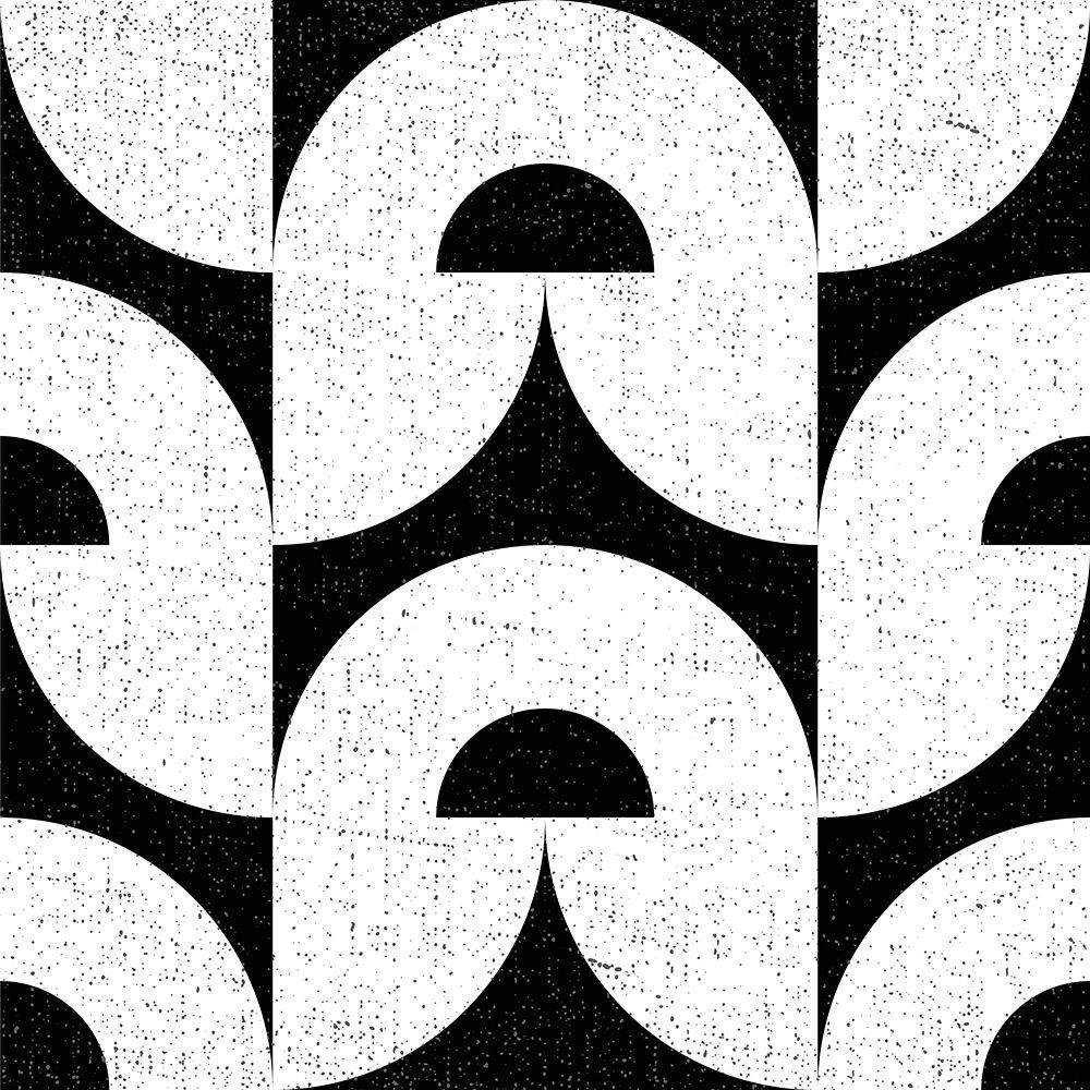 Oversized Abstracts BW 2 Poster Print by Melody Hogan # MHSQ268B ...
