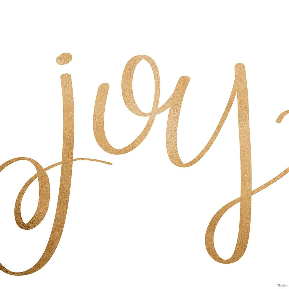 Joy Gold Poster Print by Gigi Louise # KBSQ101B - Posterazzi