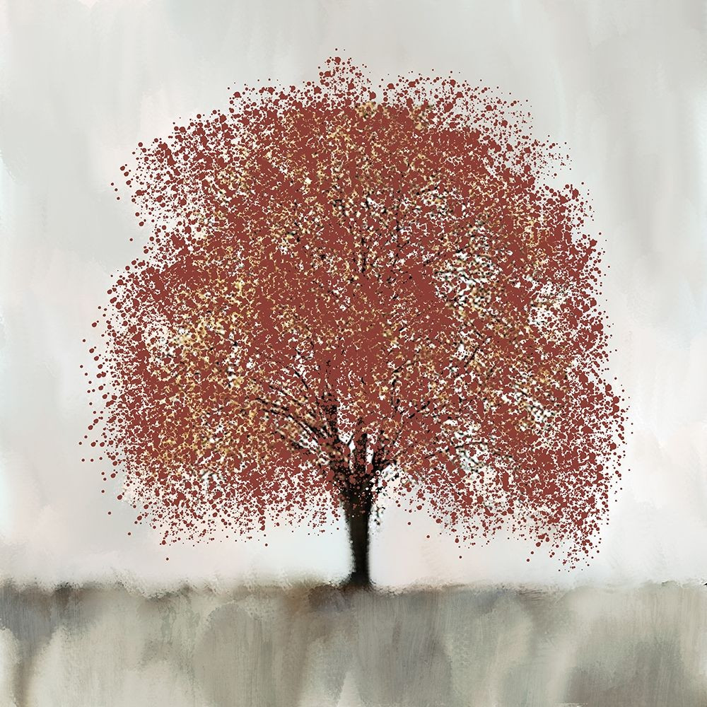 Burnt Orange Tree Poster Print by Kimberly Allen # KASQ2125A - Posterazzi