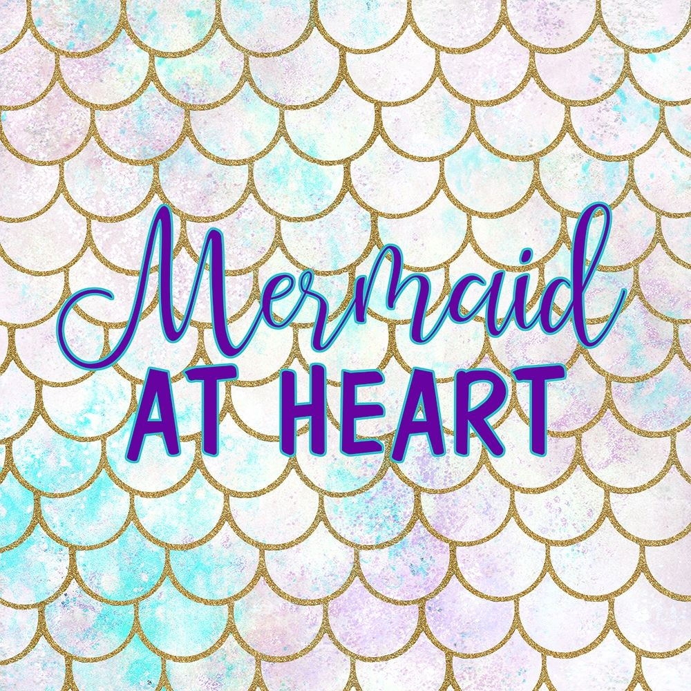 Mermaid at Heart Poster Print by Allen Kimberly # KASQ1787A - Posterazzi