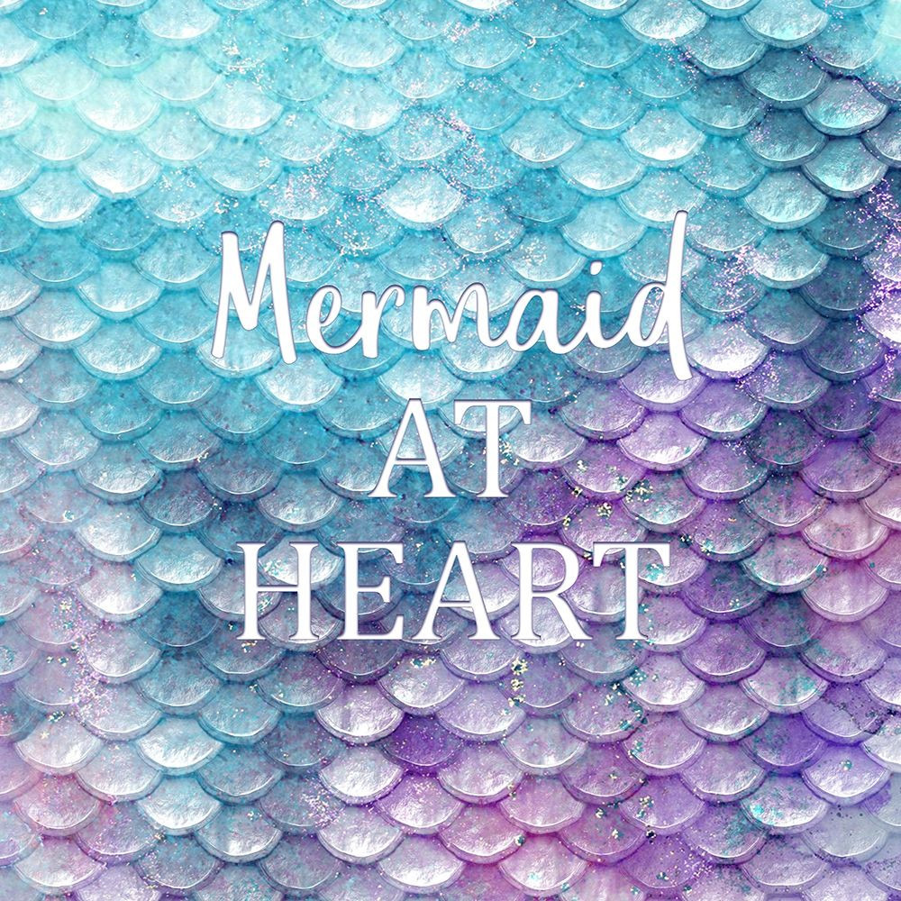 Mermaid at Heart 1 Poster Print by Allen Kimberly # KASQ1742B - Posterazzi