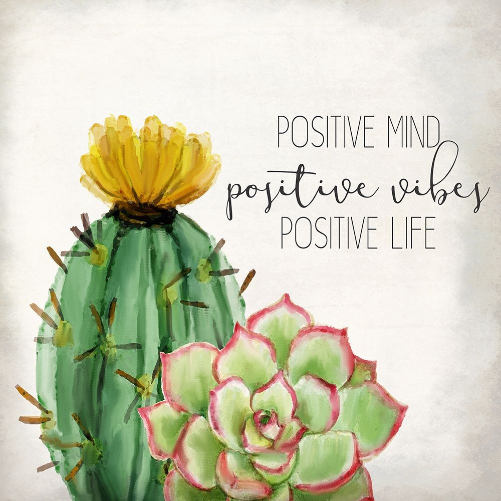 Positive Mind Poster Print by Allen Kimberly # KASQ1624A - Posterazzi