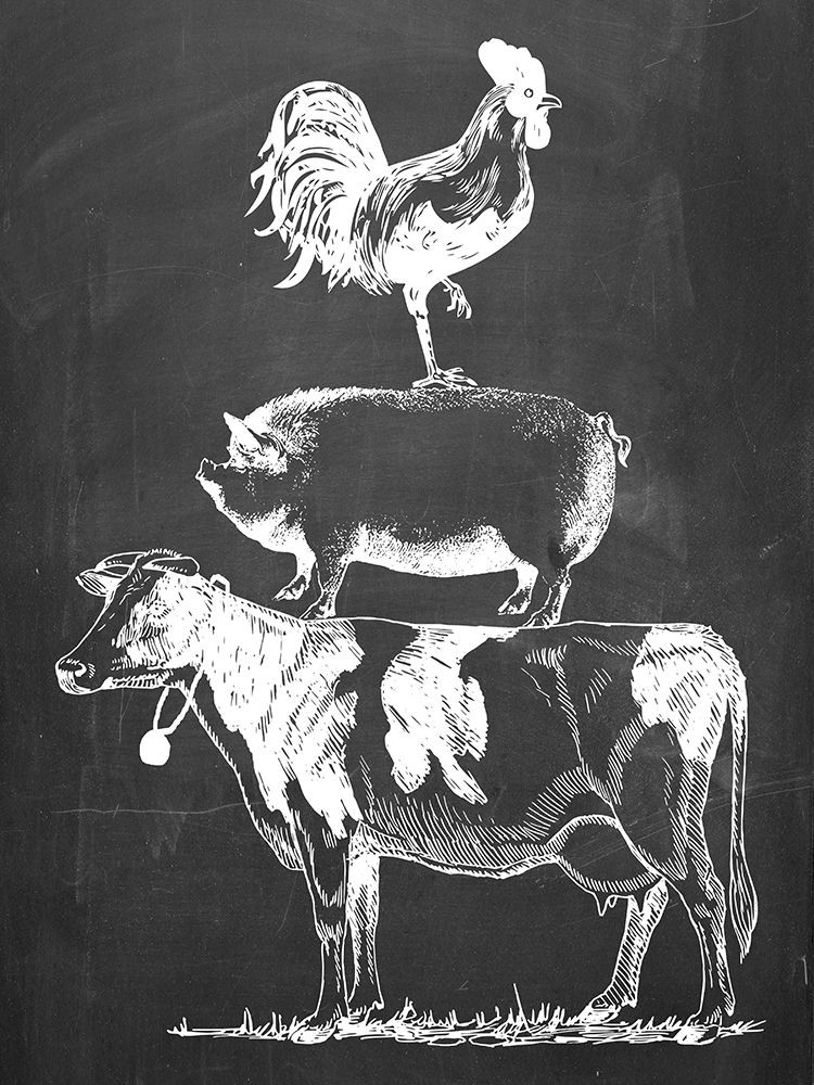 Farm Animals Poster Print by Jamie Phillip # JRV103A - Posterazzi